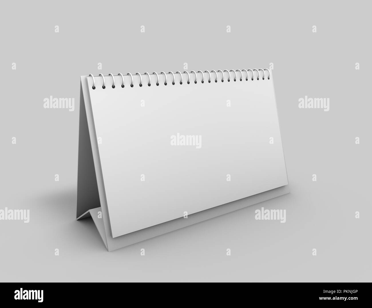 Calendar mock up isolated object Stock Photo - Alamy