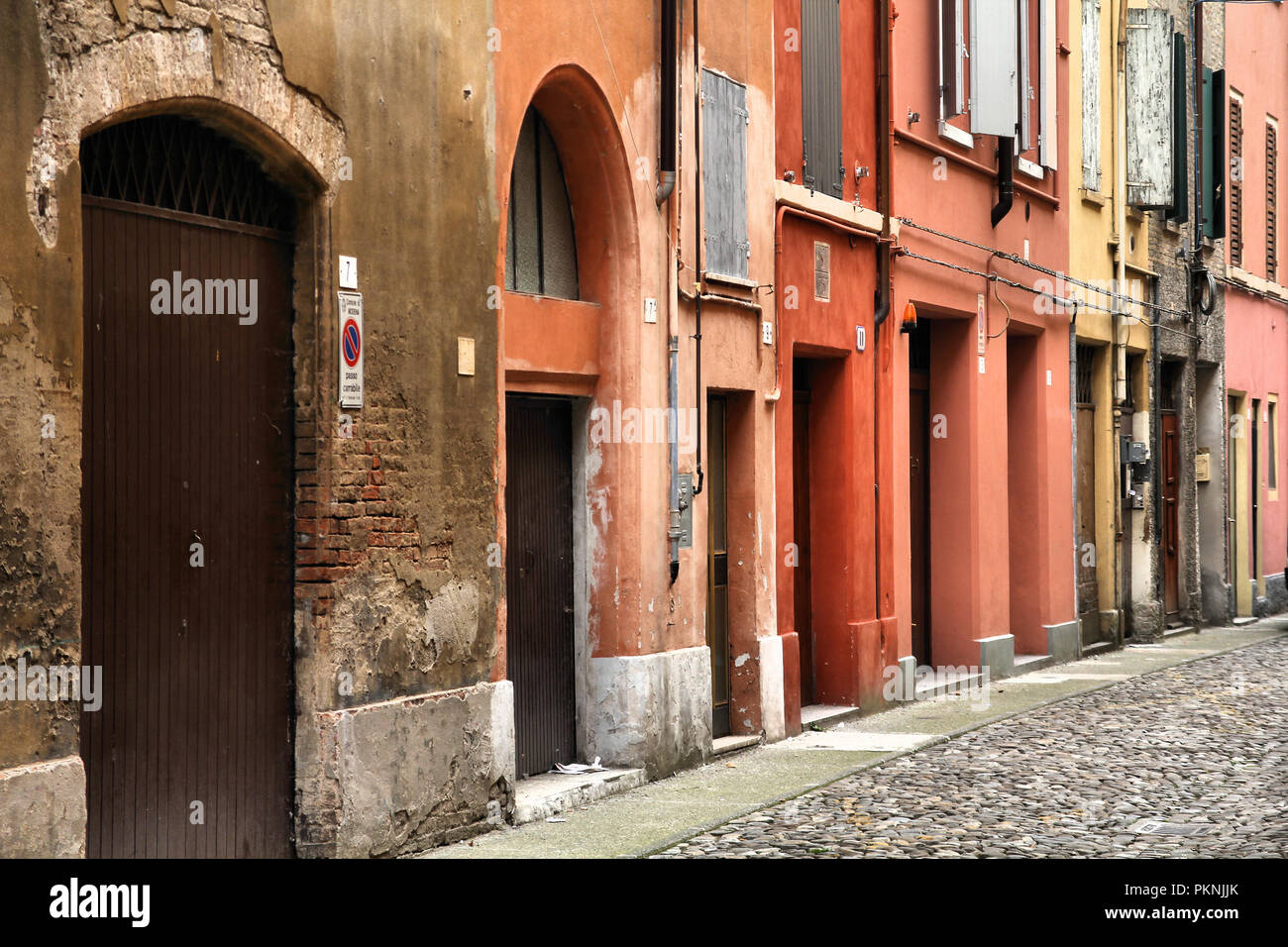Modena, Italy - Emilia-Romagna region. Colorful Mediterranean ...