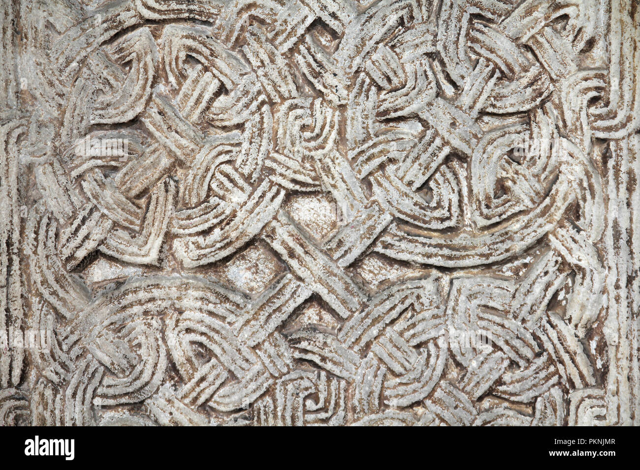 Stonework decorations in Basilica of Saint Ambrose in Milan, Italy ...