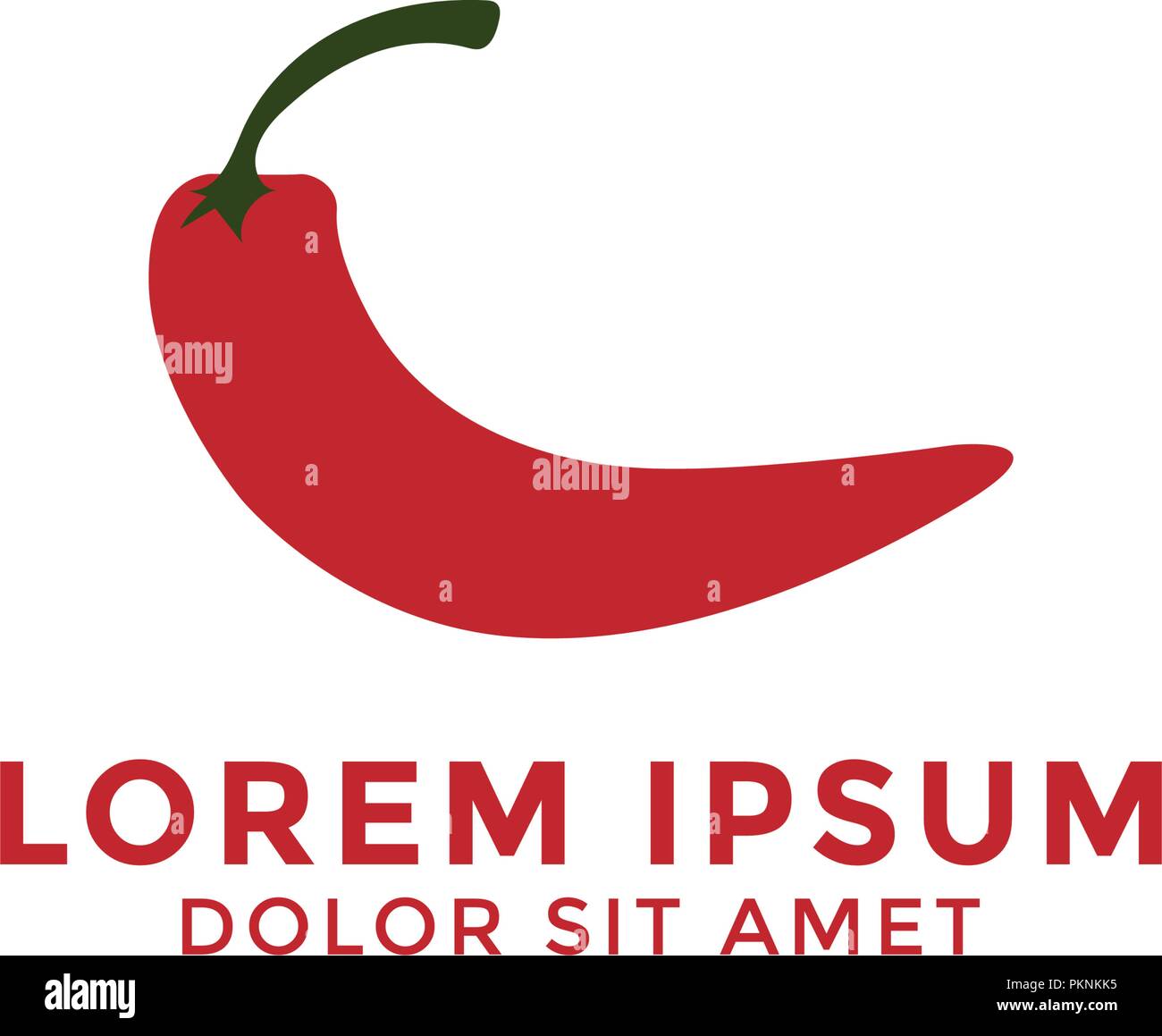 Chili logo Stock Vector Images - Alamy