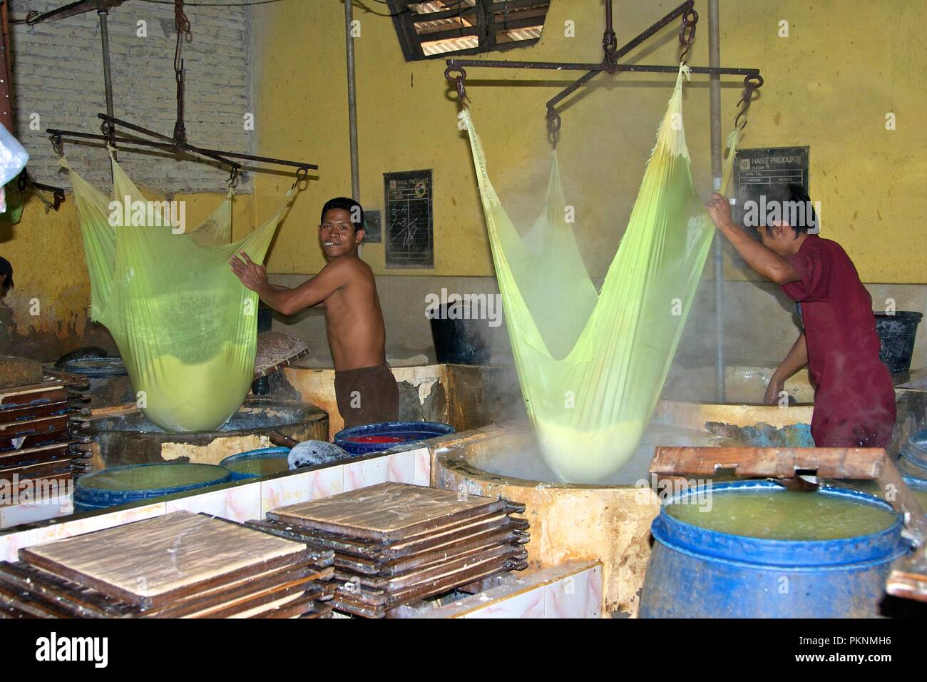 Tofu factory hi-res stock photography and images - Alamy