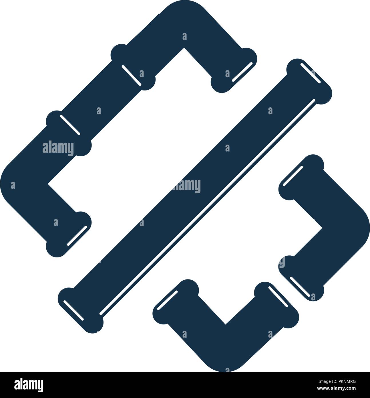 Pipe plumbing logo vector design template hi-res stock photography and ...