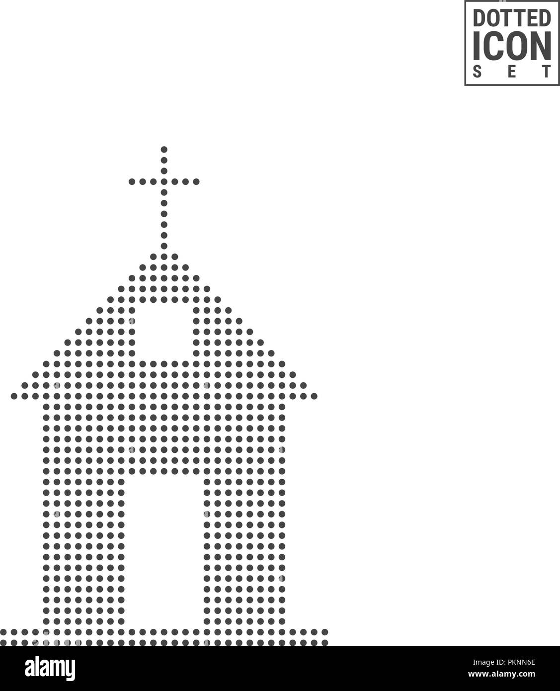 Chapel silhouette Stock Vector Images - Alamy