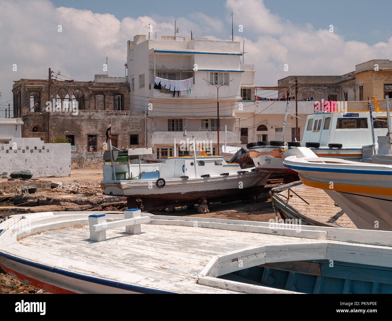 Arwad (Arados) is the only inhabited island in Syria. It is located in ...