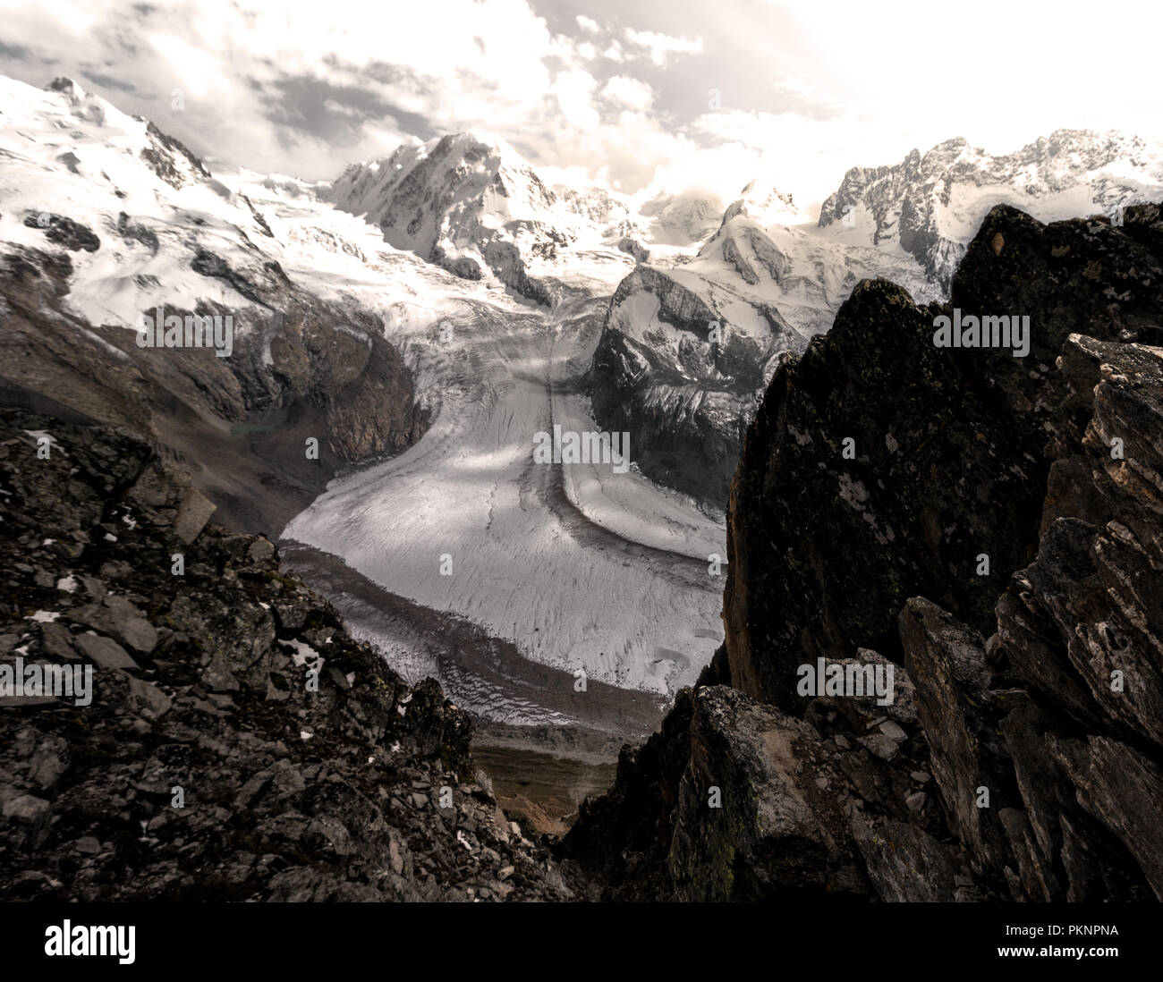 Gorner Glacier, Gornergletscher, Zermatt Stock Photo - Alamy