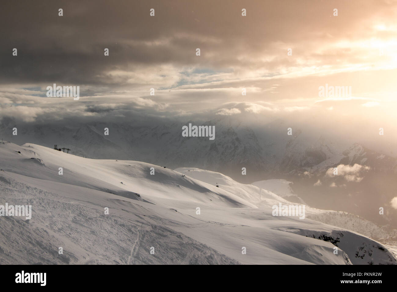 Les deux alpes hi-res stock photography and images - Alamy