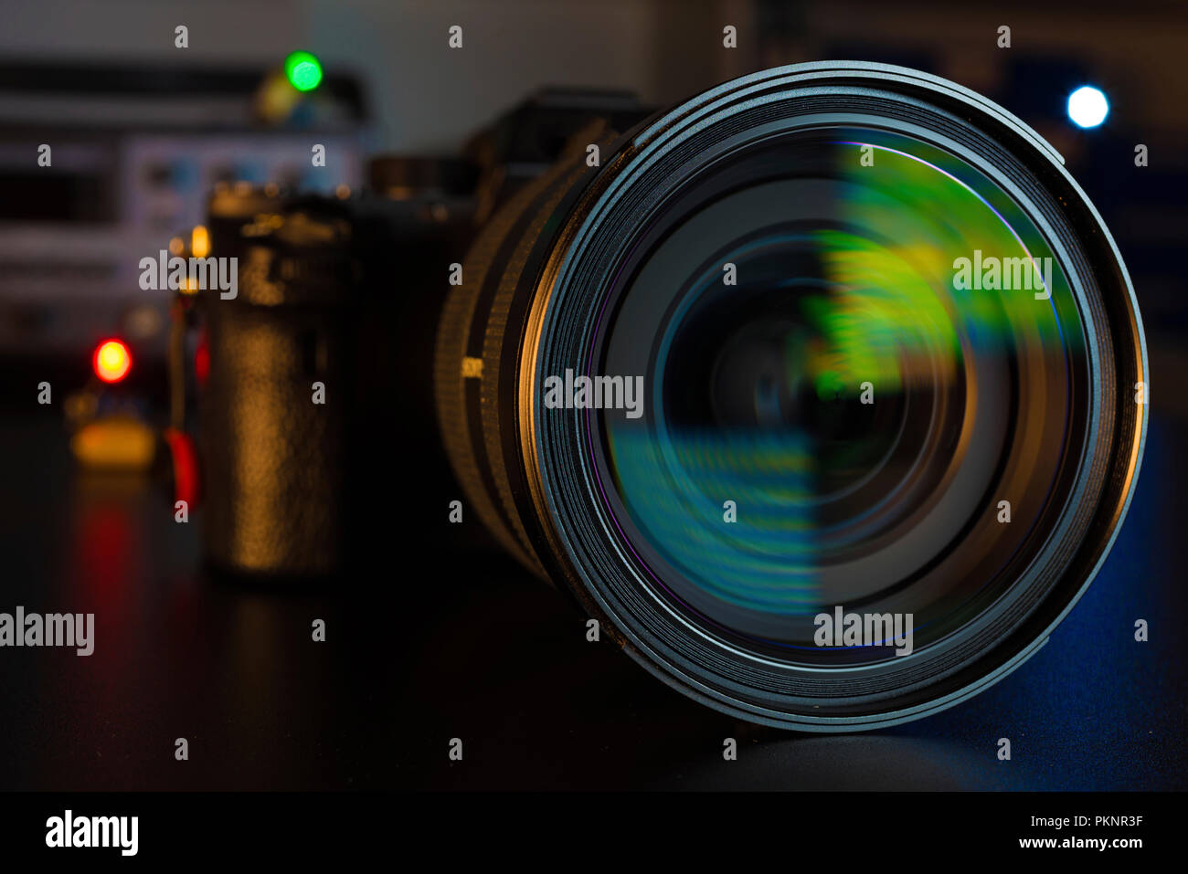 DSLR camera lens Stock Photo - Alamy