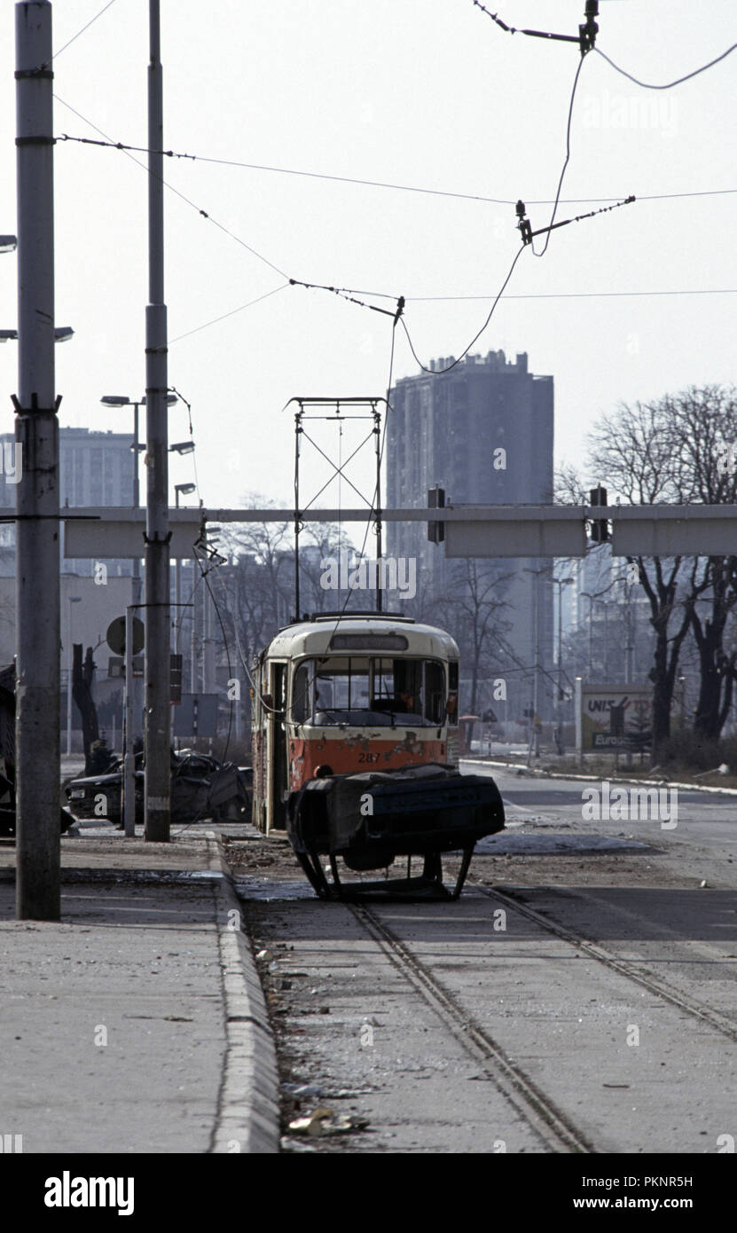 Broken tram hi-res stock photography and images - Alamy