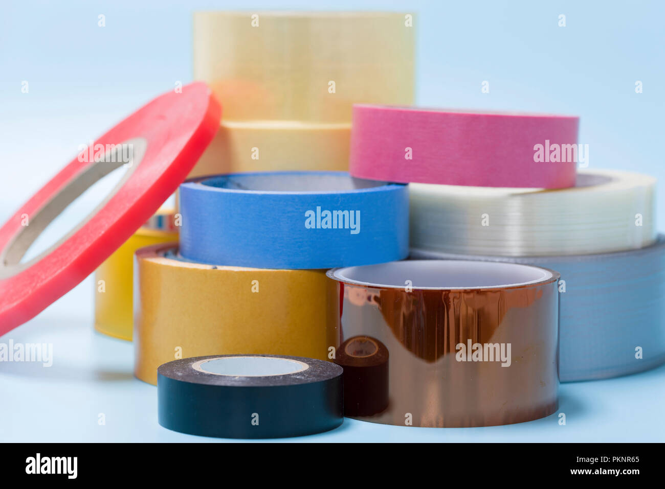 Variety of tapes Stock Photo - Alamy