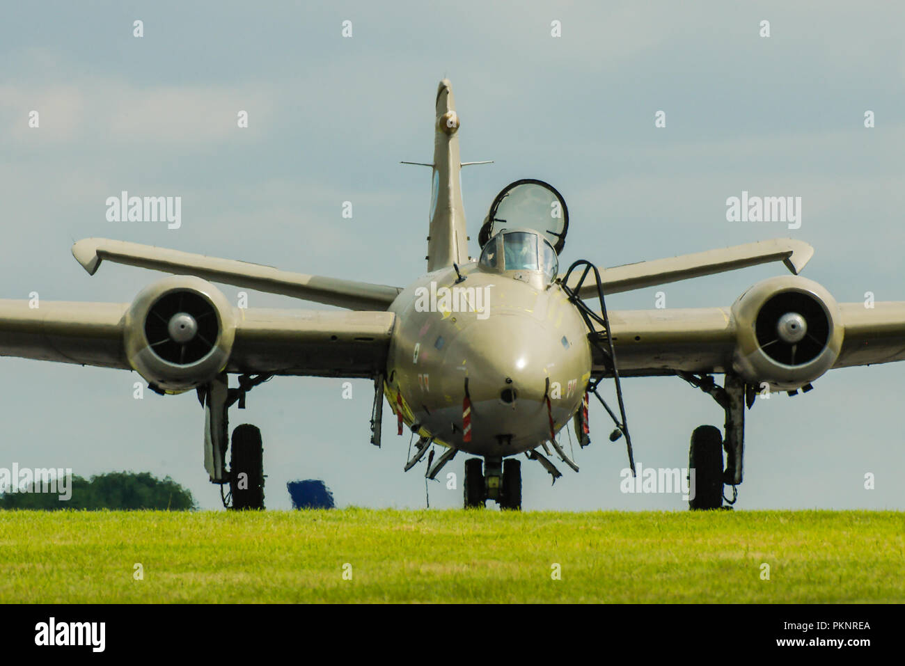 RAF, Royal Air Force English Electric Canberra PR9 jet plane with ...
