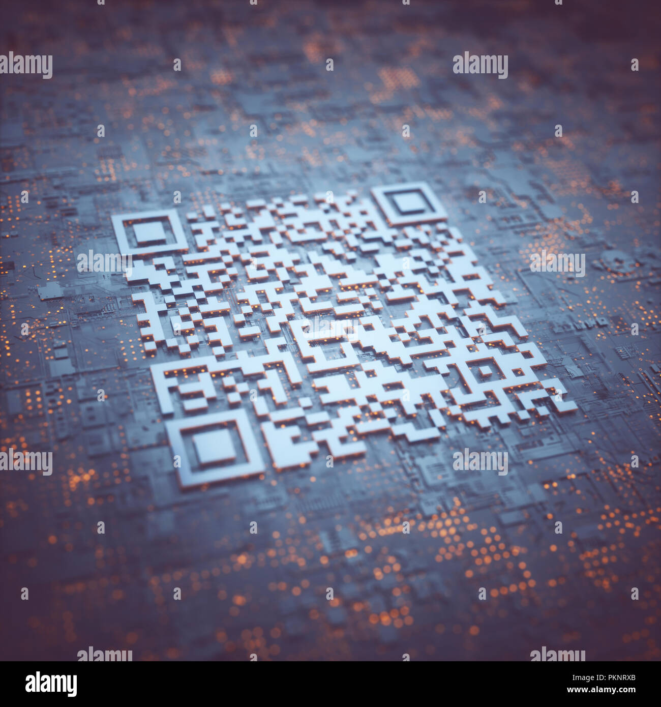 QR code, illustration Stock Photo - Alamy