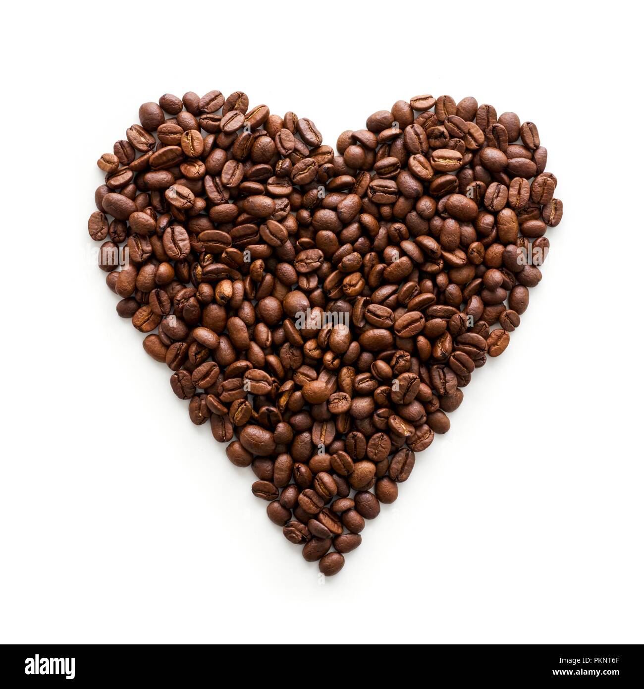 Coffee bean heart shape Cut Out Stock Images & Pictures - Alamy