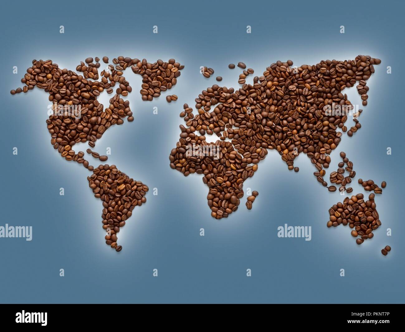 World map made from coffee beans Stock Photo - Alamy