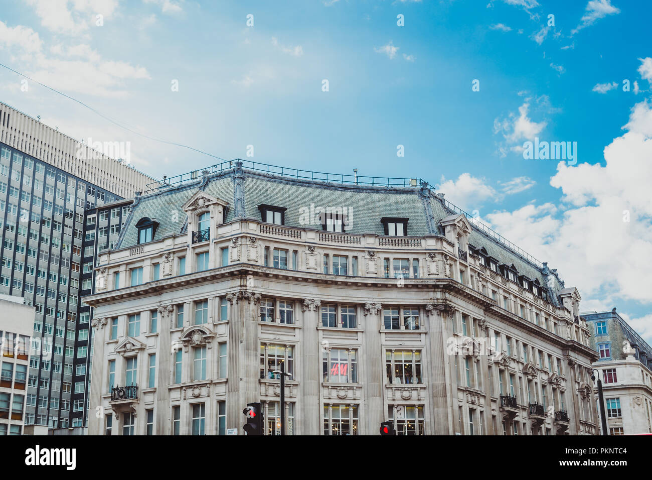 LONDON, UNITED KINGDOM - August 13th, 2018: architecture in London city ...