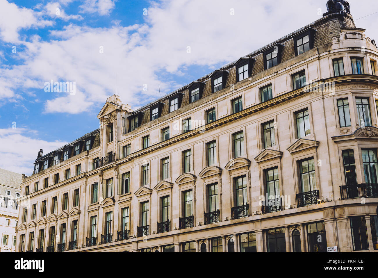 LONDON, UNITED KINGDOM - August 13th, 2018: architecture in London city ...