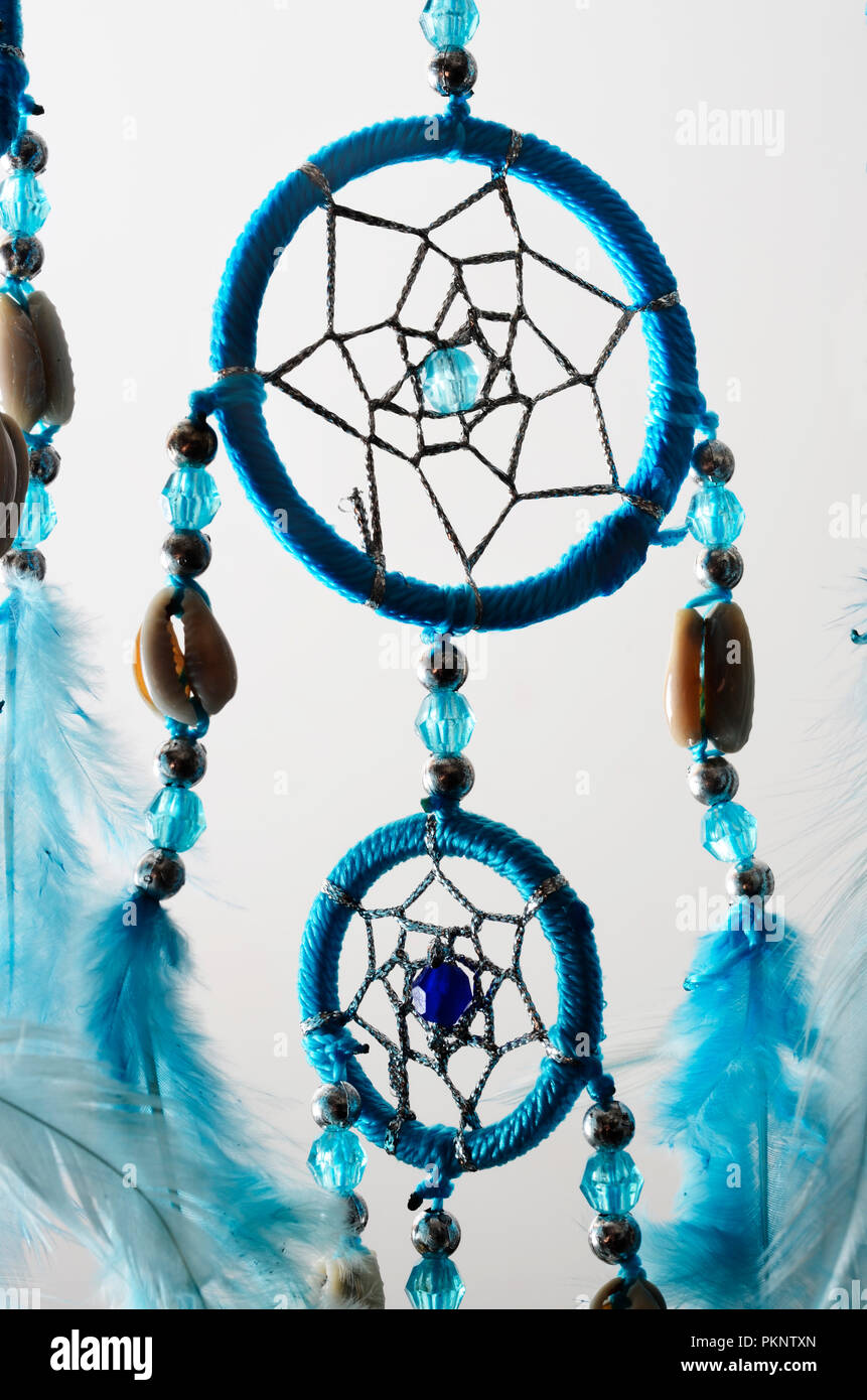 Blue dream catcher hi-res stock photography and images - Alamy
