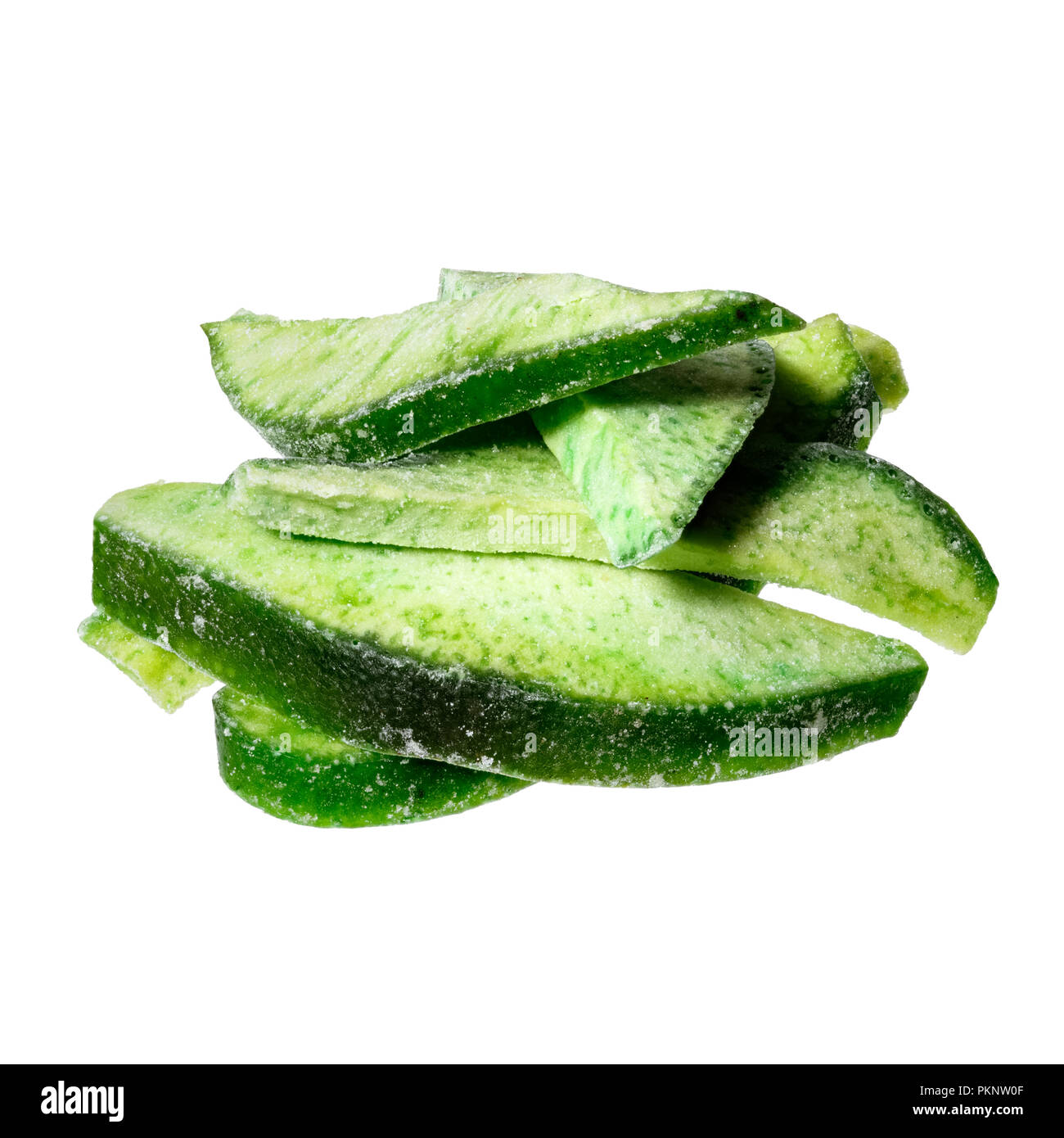 Dried pummelo slices isolated on a white background Stock Photo - Alamy