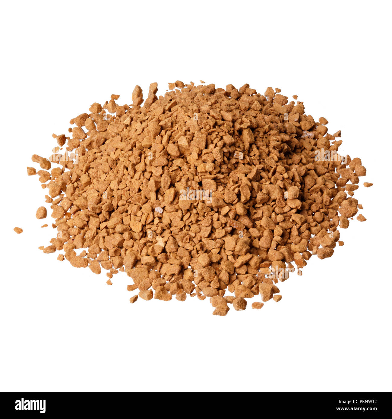 Freeze dried coffee gourmet coffee on white background. High resolution ...