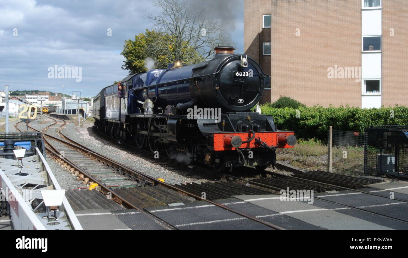 GWR 6000 Class 6023 King Edward II at Paignton, Devon, England, UK Stock Photo - Alamy