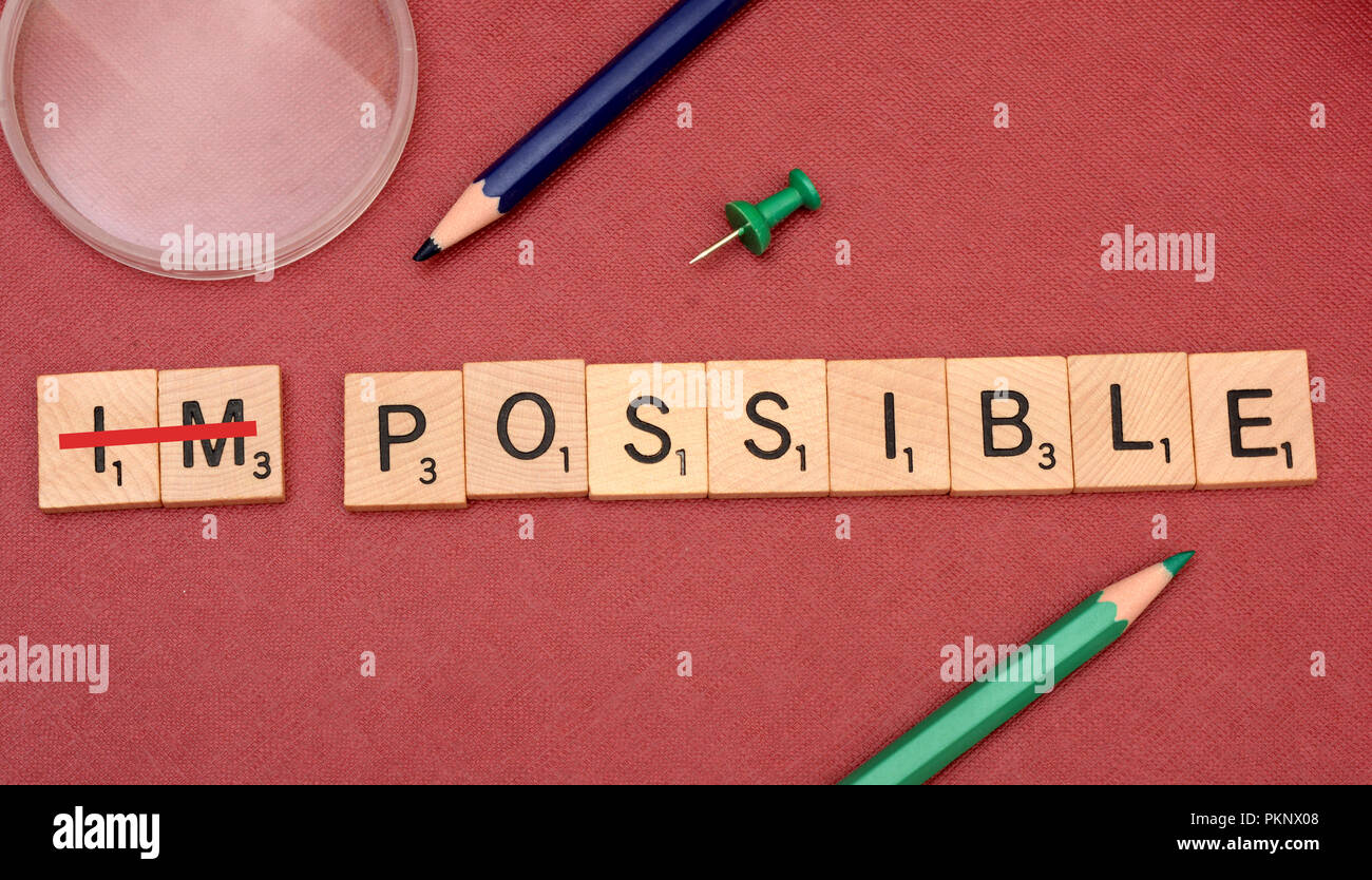 Block words hi-res stock photography and images - Alamy