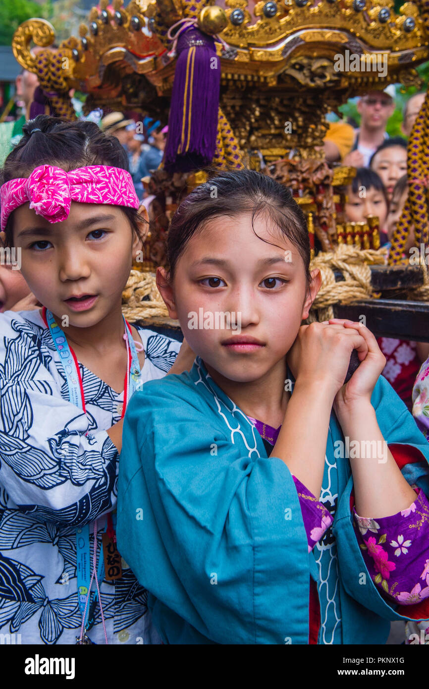 Participants in the Kanda Matsuri in Tokyo, Japan Stock Photo - Alamy