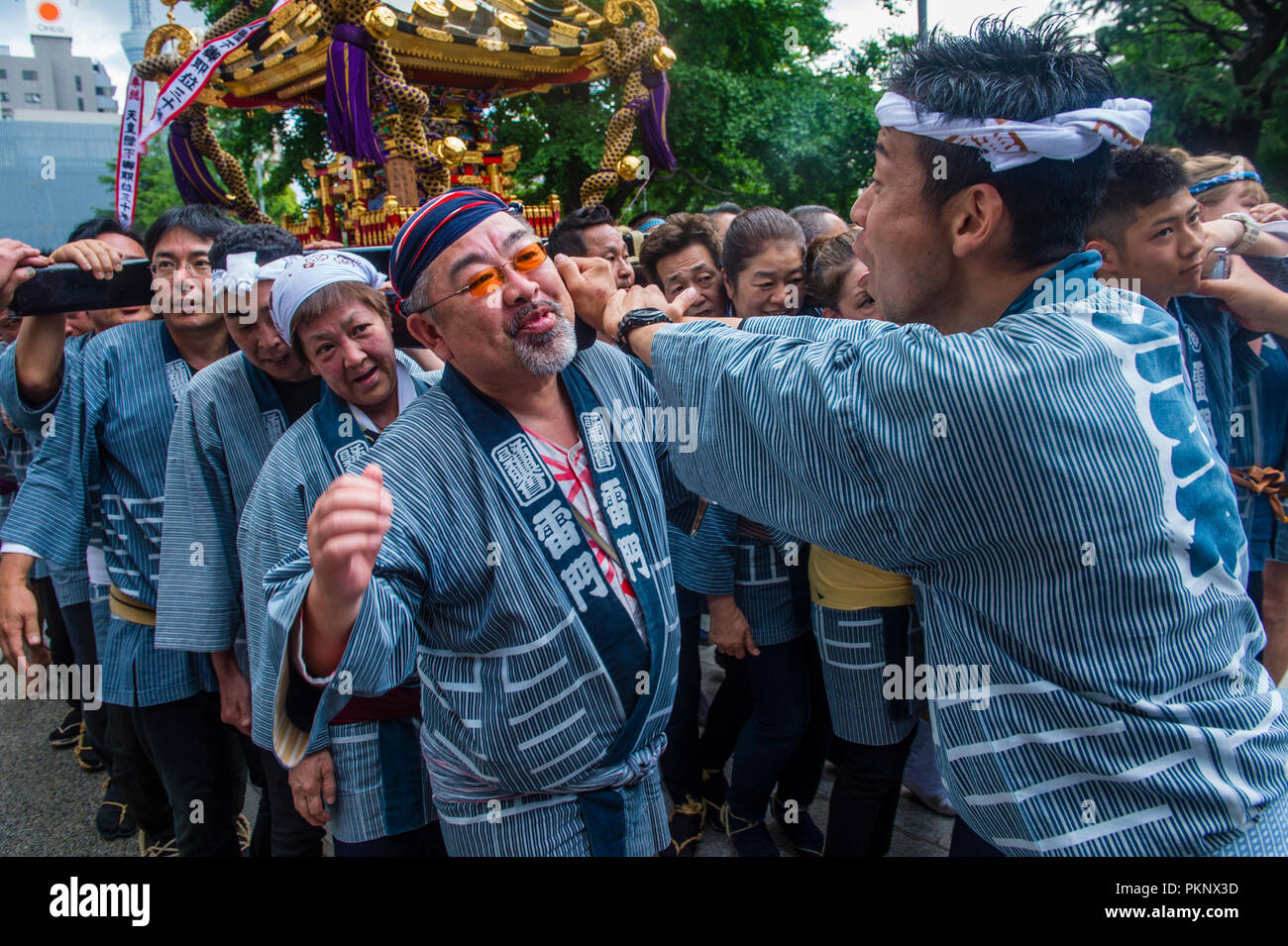 Participants in the Kanda Matsuri in Tokyo, Japan Stock Photo - Alamy