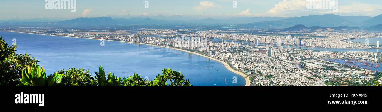 Cityscape of Da Nang, Vietnam. Da Nang is a coastal city in central ...