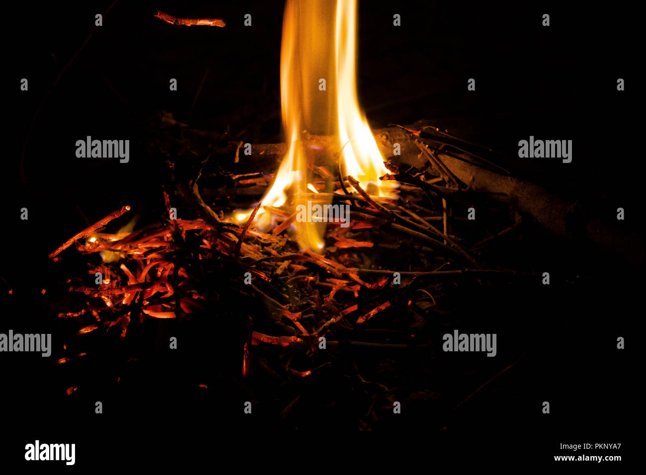this is yellow orange fire burning paper Stock Photo - Alamy