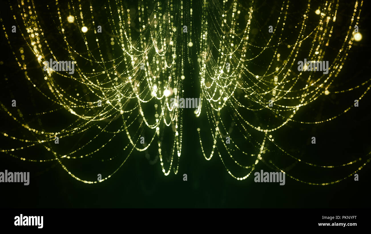 Background with glittering twirl particles which can be used for any ...