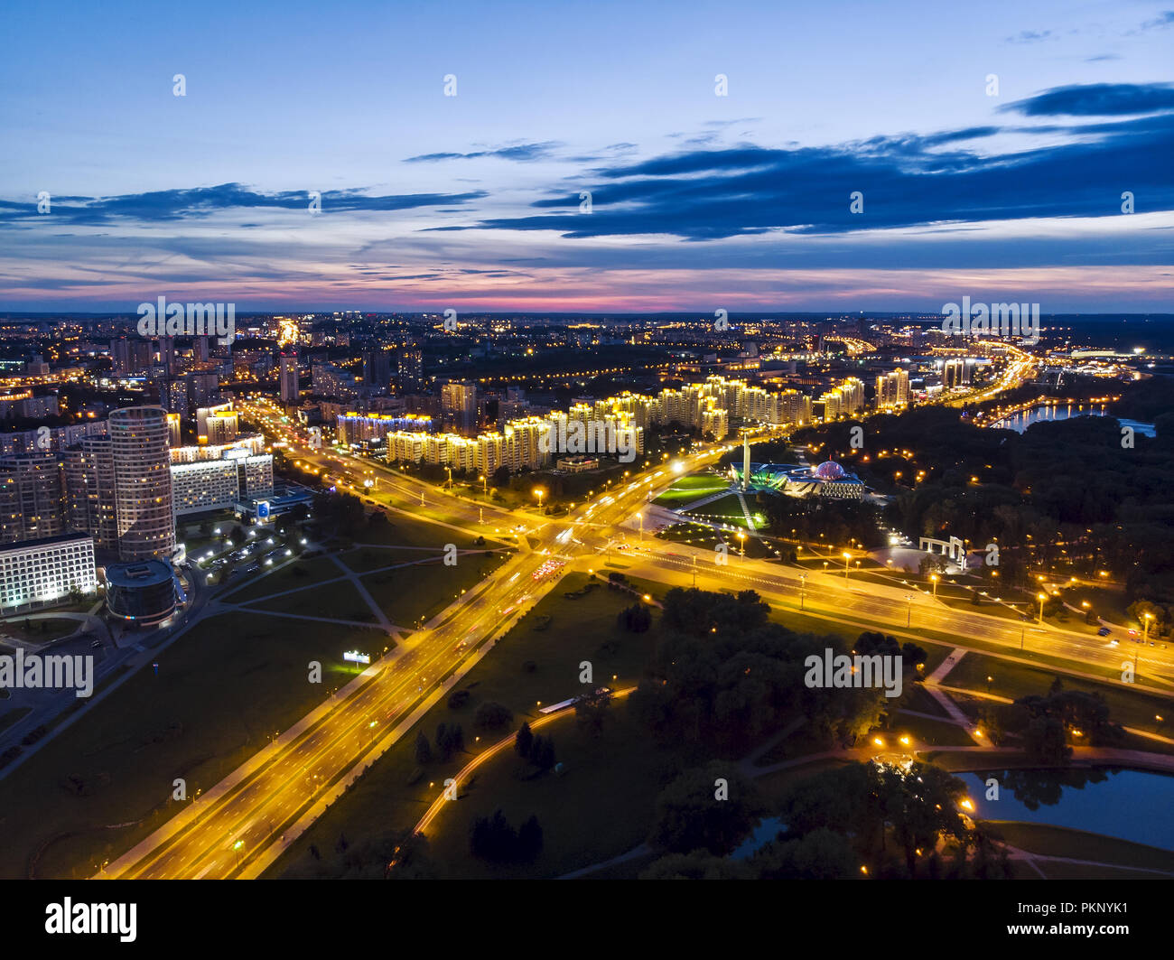 Minsk skyline hi-res stock photography and images - Alamy