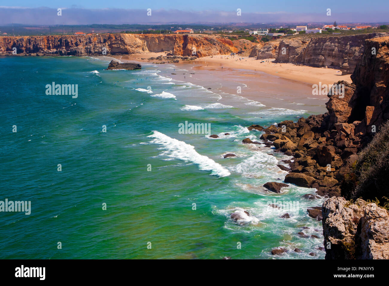 Colorful coast in portugal hi-res stock photography and images - Alamy