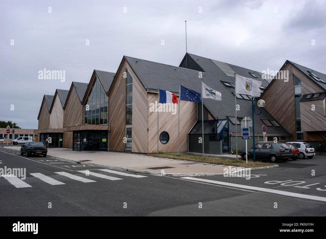 The Port of Roscoff at the seaport town where the Brittany and Irish ...