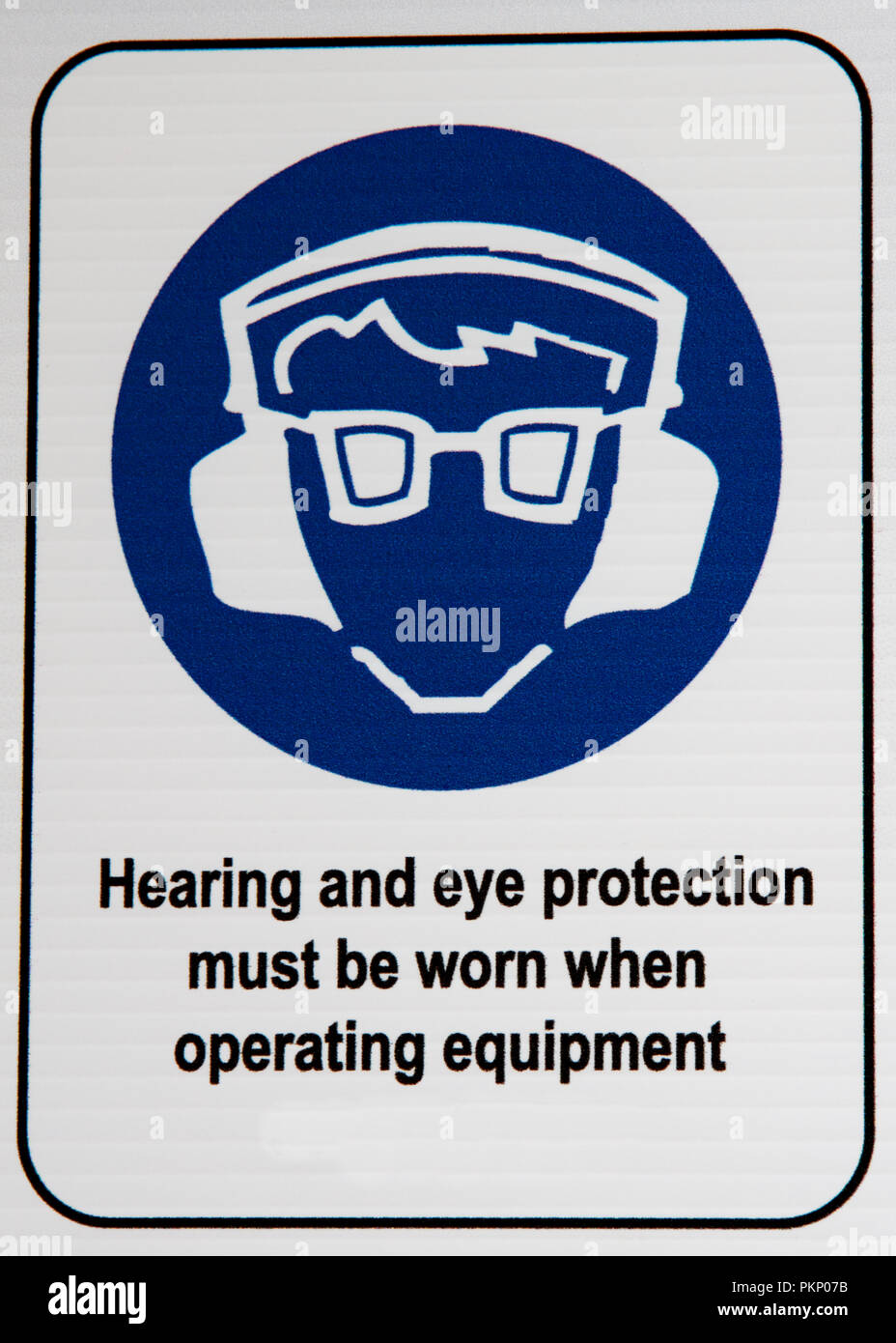 Wear Safety Glasses Sign