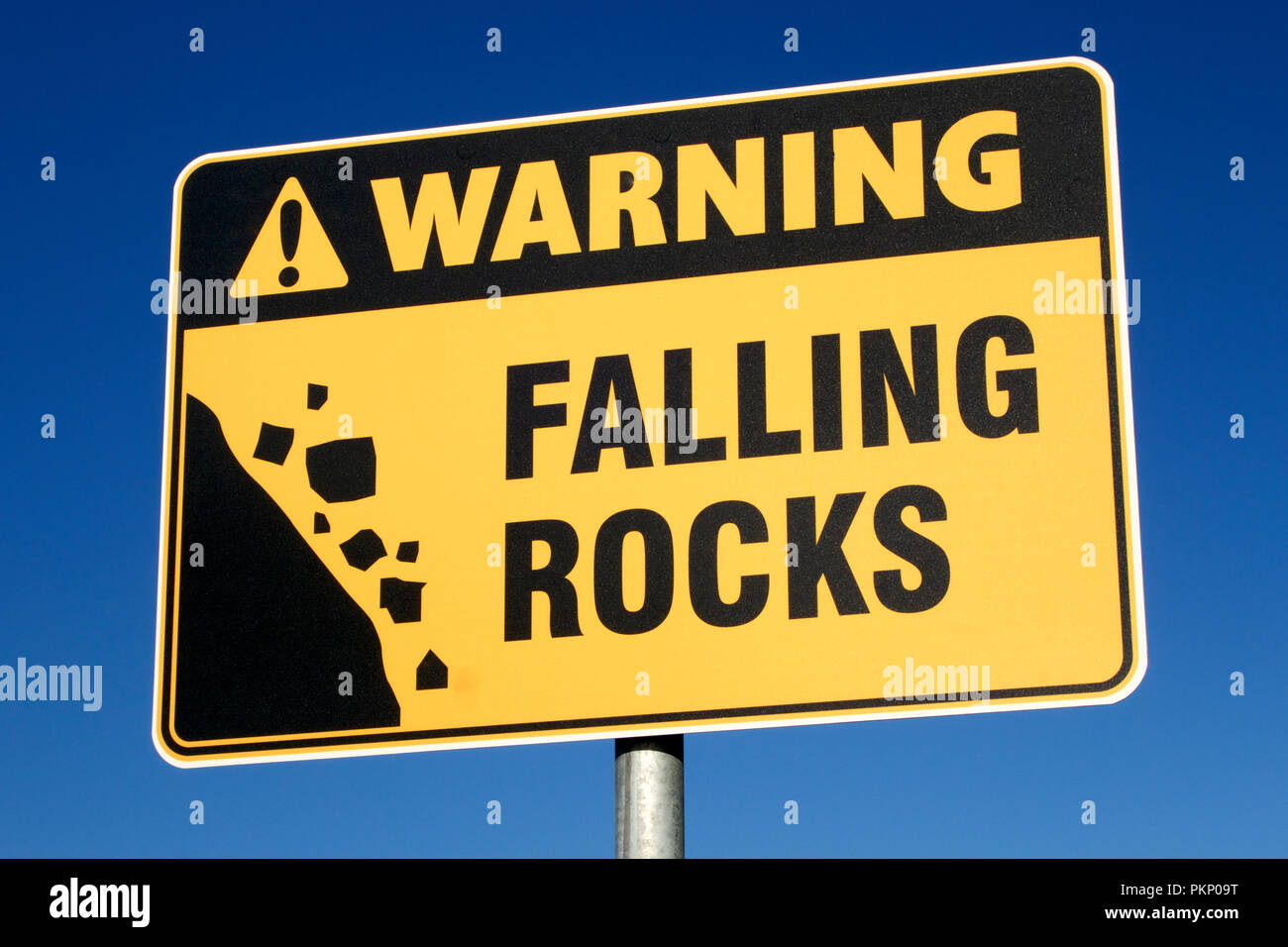 Beware of falling rocks hi-res stock photography and images - Alamy