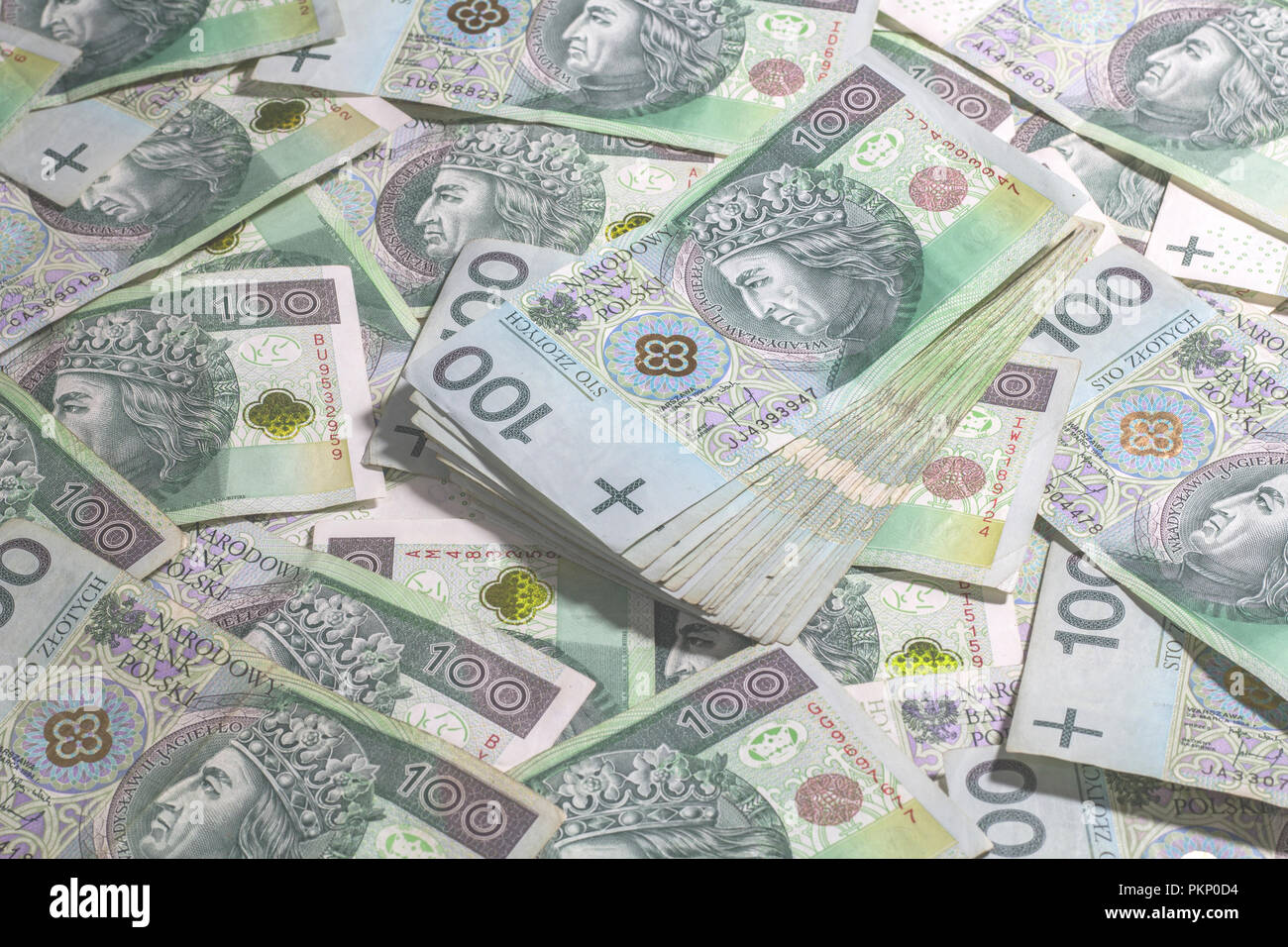 Polish money background, pln Stock Photo - Alamy