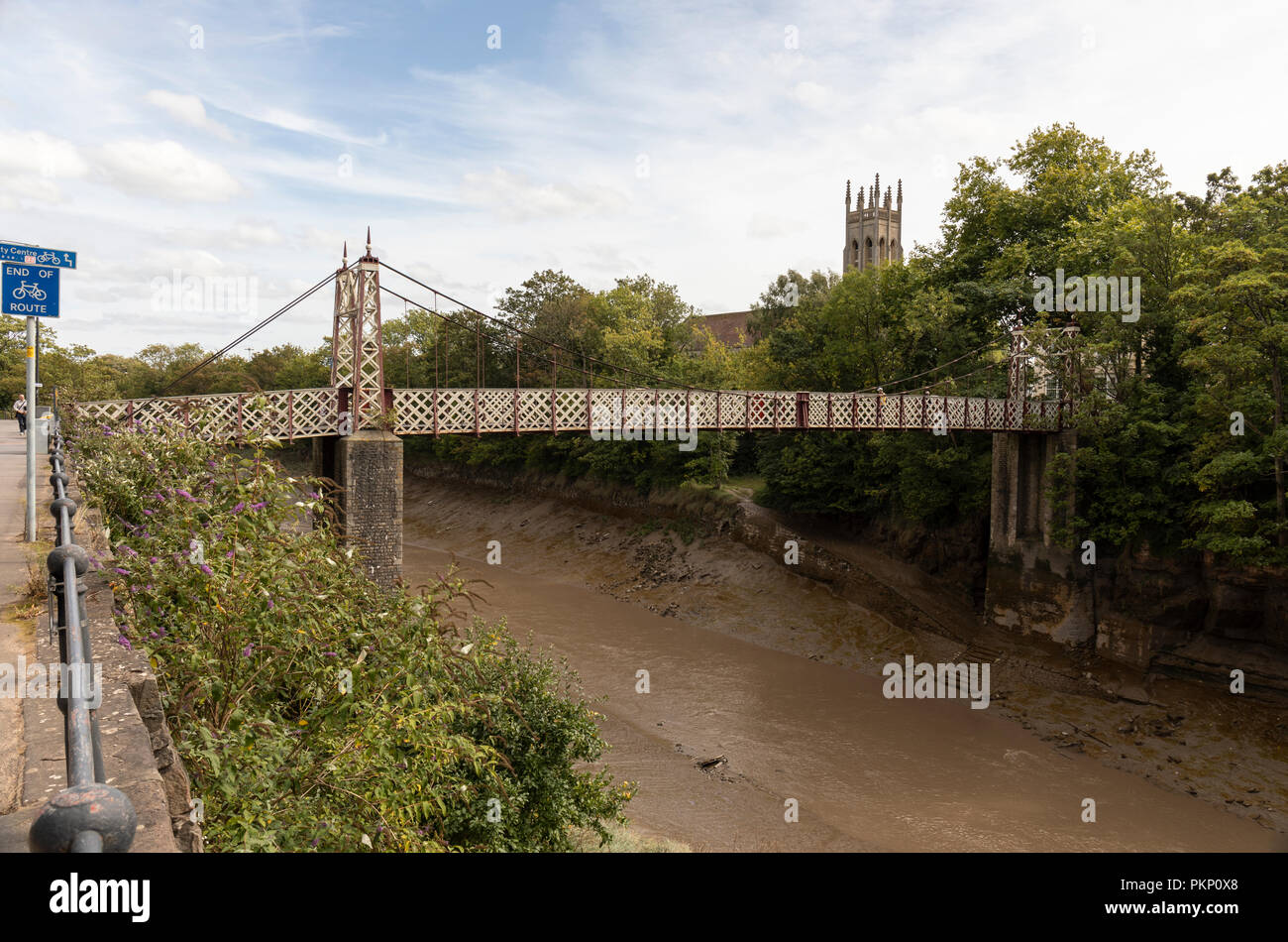 Bridge Footbridge River High Resolution Stock Photography and Images ...