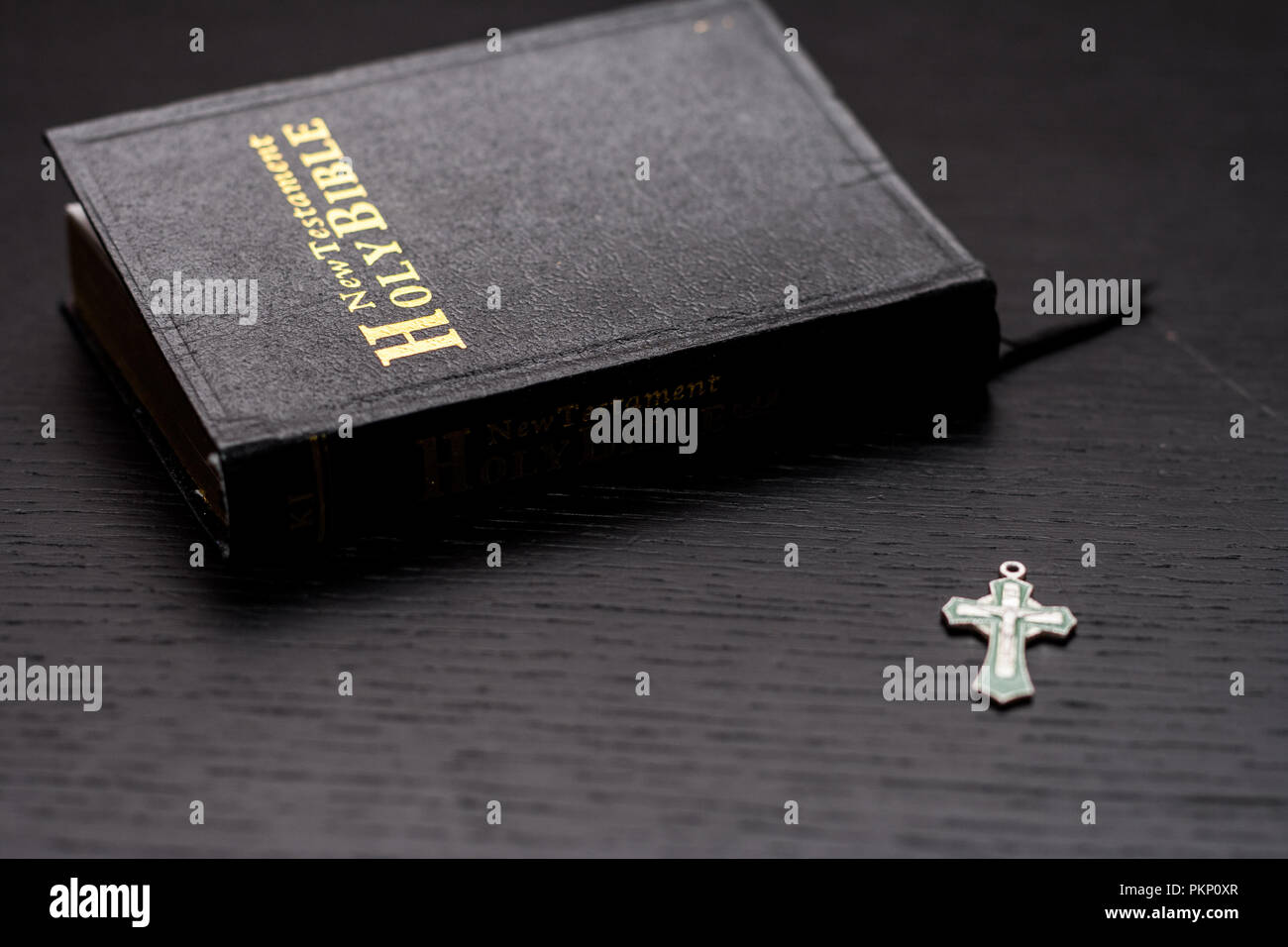 The Bible Opened. The holy bible close up Stock Photo - Alamy