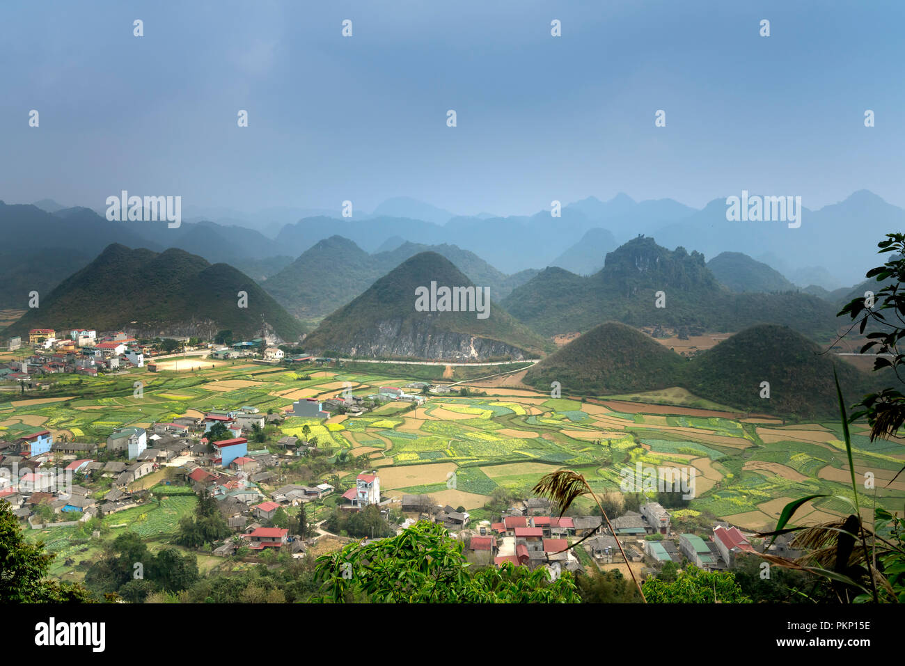 Fairy of the double mountain is located in Tam Son town, Quan Ba ...