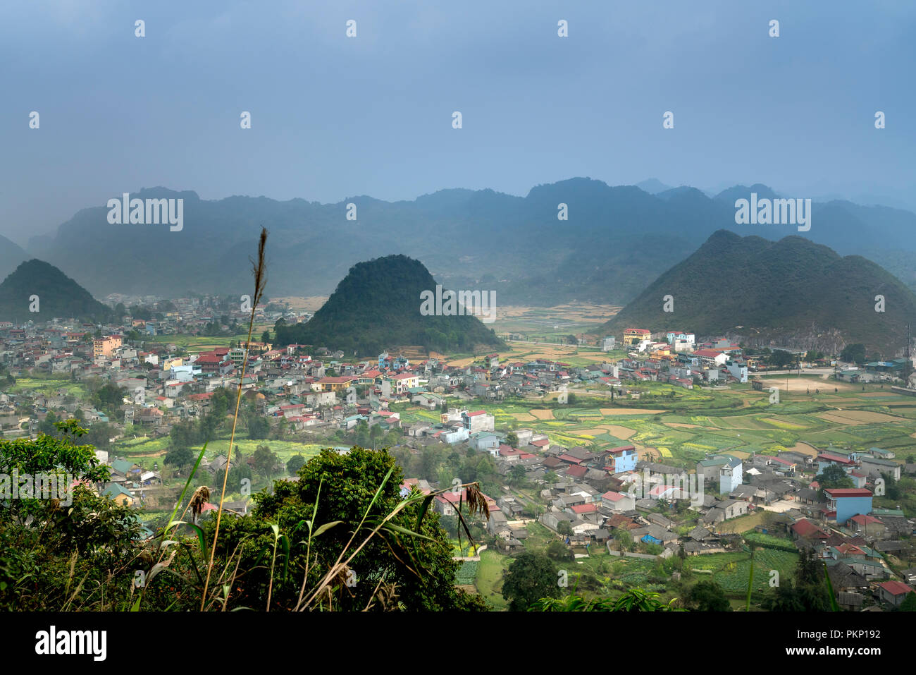 Fairy of the double mountain is located in Tam Son town, Quan Ba ...