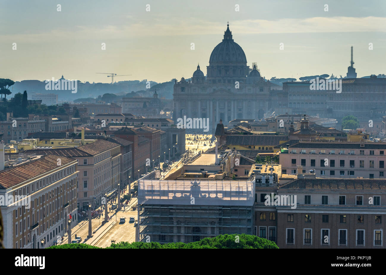 Aerial view rome hi-res stock photography and images - Alamy