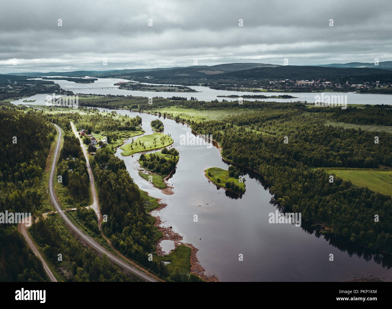 Lapland Sweden Aerial Stock Photos & Lapland Sweden Aerial Stock Images ...