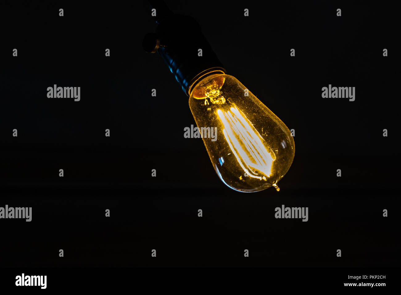 Retro incandescent light bulb hi-res stock photography and images - Alamy