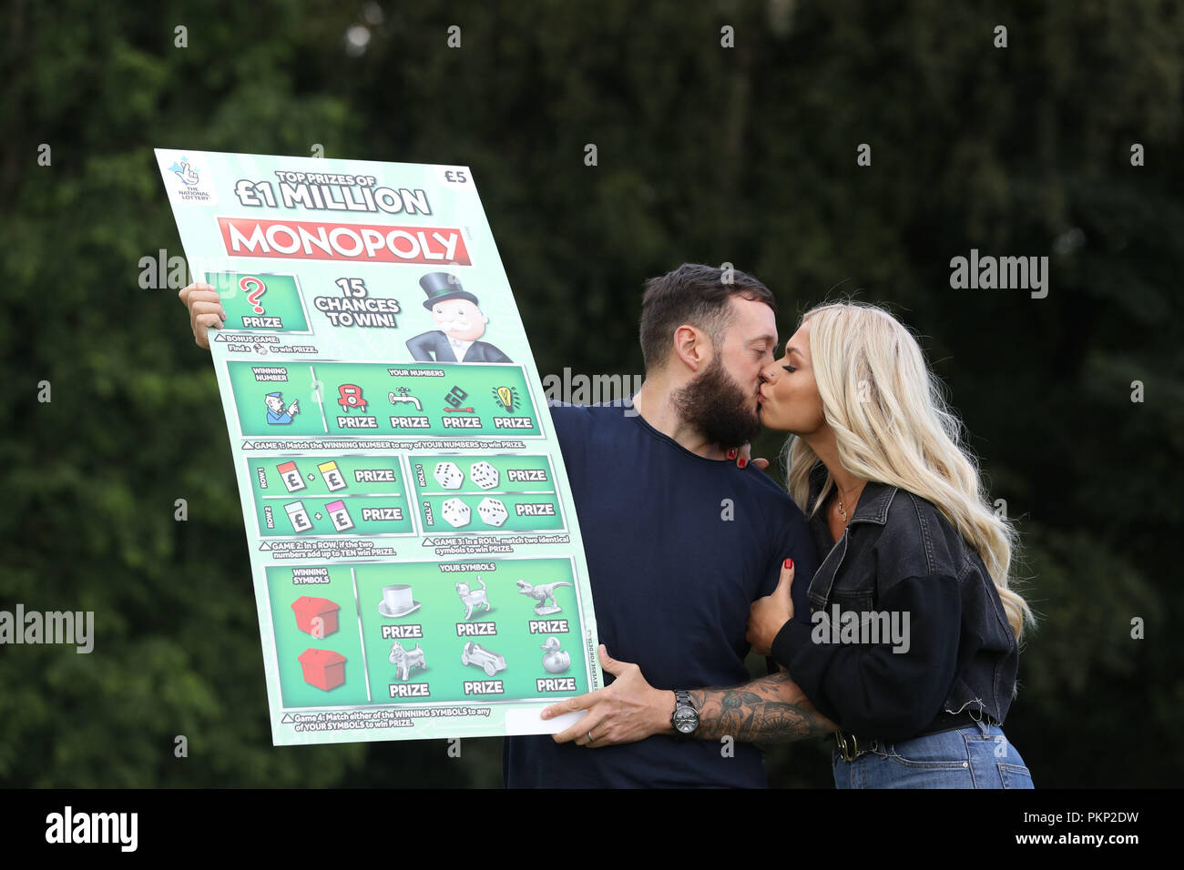 Darren and Kate Donaghey from Newcastle, celebrate their £1 million ...