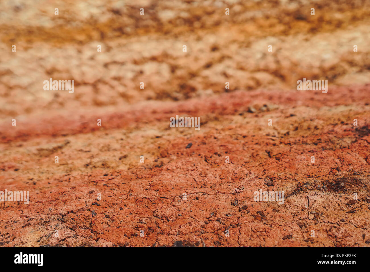 cracked red clay in the form of texture Stock Photo - Alamy