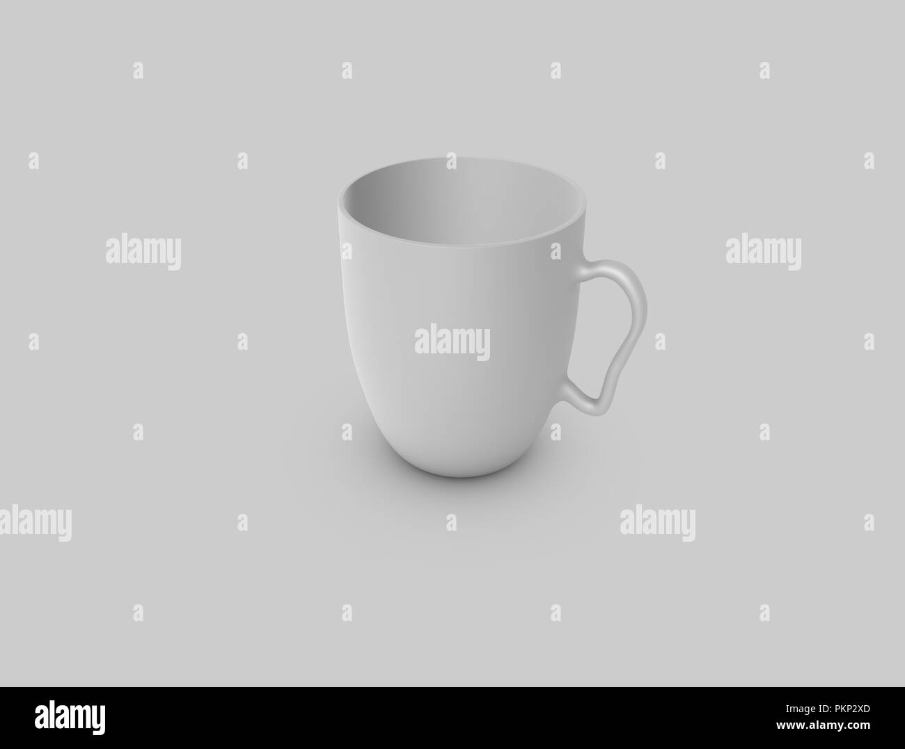3d cup illustration isolated object Stock Photo - Alamy