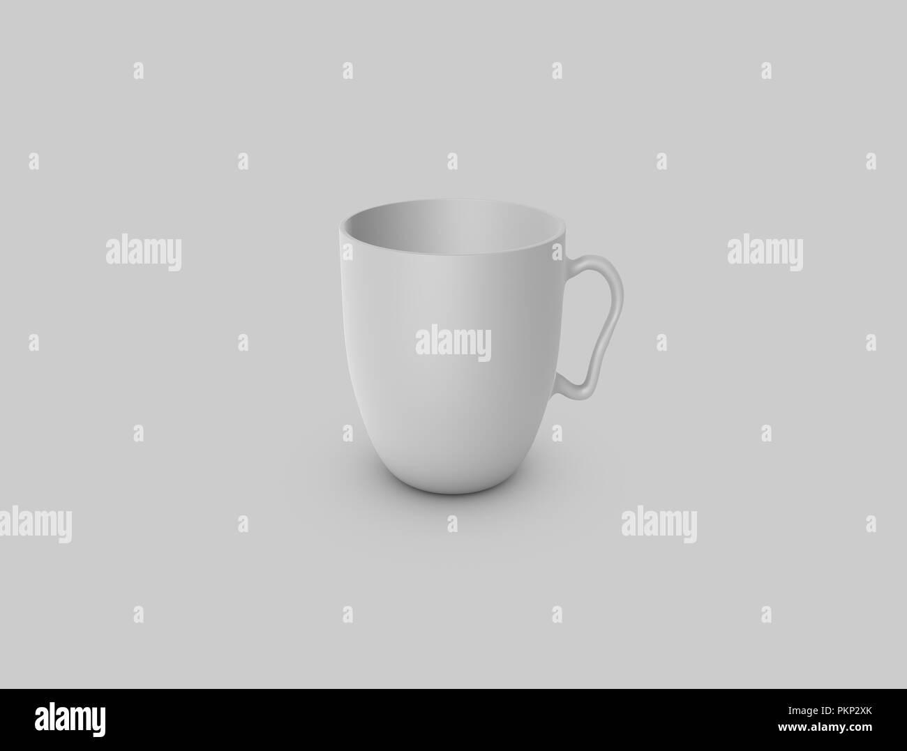 3d cup illustration isolated object Stock Photo - Alamy