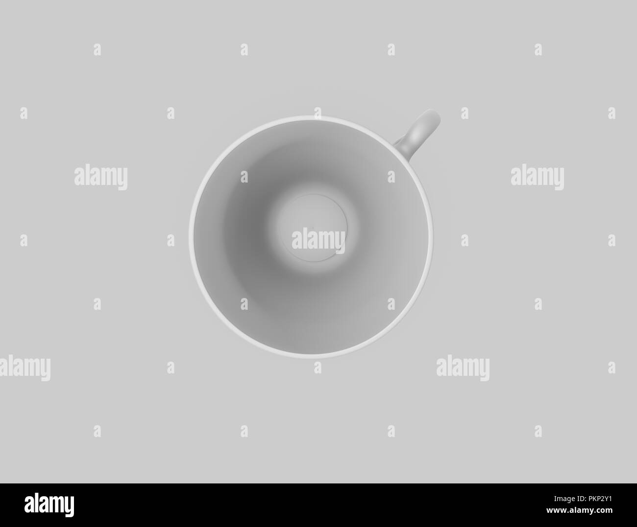 3d cup illustration isolated object Stock Photo - Alamy