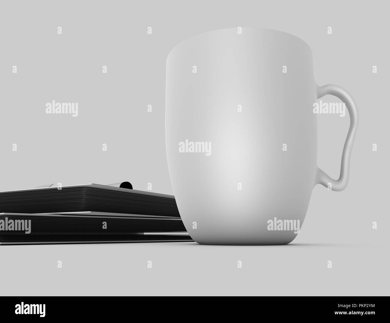 3d cup illustration isolated object Stock Photo - Alamy