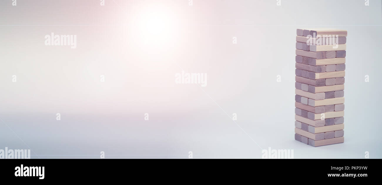 Board game tower of wood sticks Stock Photo - Alamy