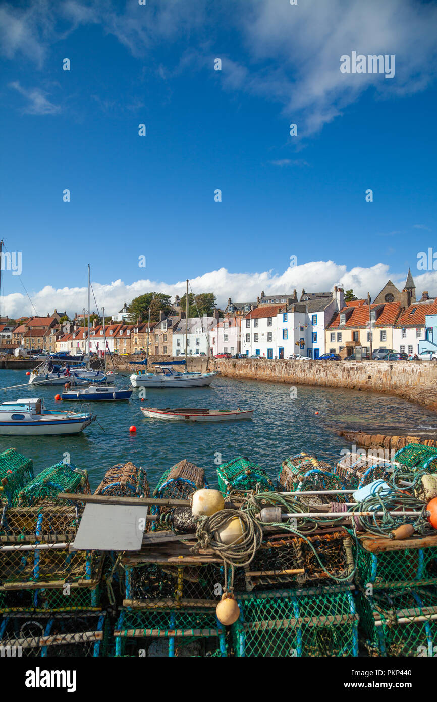 St Monans harbour in Fife Scotland Stock Photo - Alamy